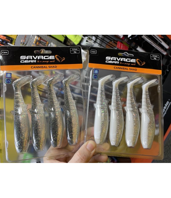 SAVAGE GEAR CANNIBAL SHAD 2023 12,5CM 4KOS HOLO BAITFISH
